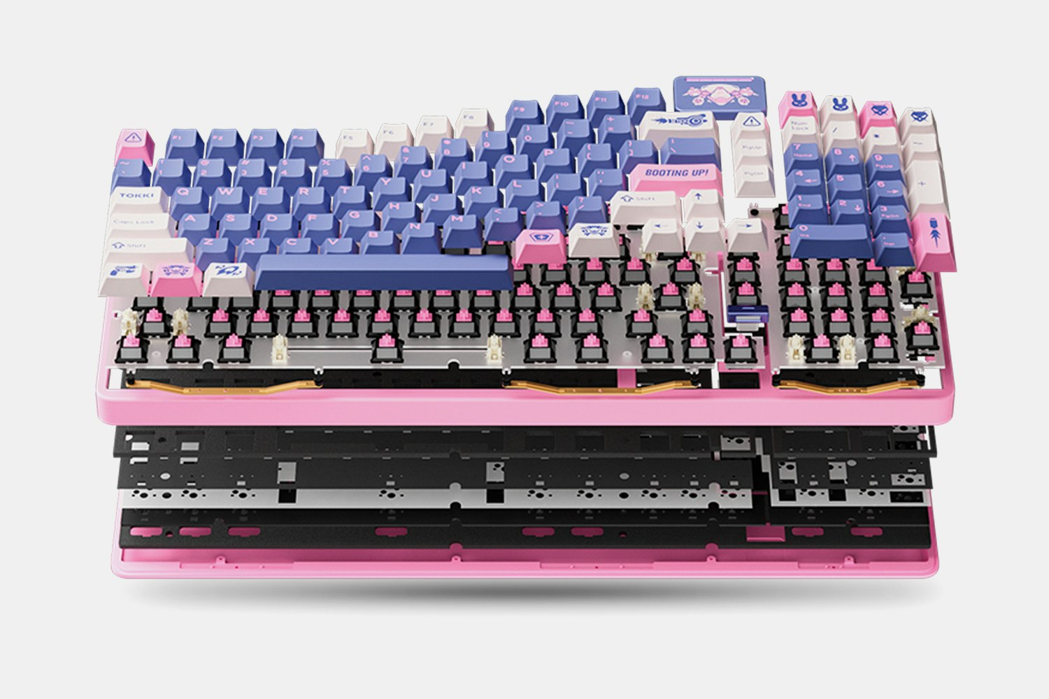 INFIVERSE INFI100 Triple-Mode Hot-Swappable Mechanical Keyboard ...