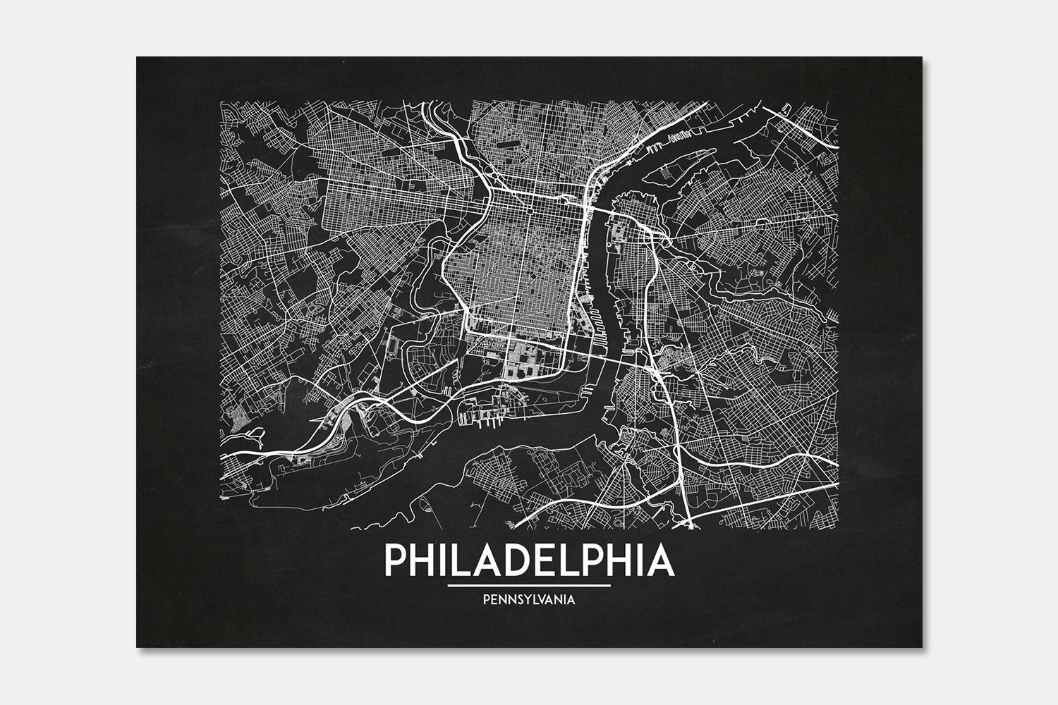Inked & Screened Modern City Map Prints | Artwork | Drop
