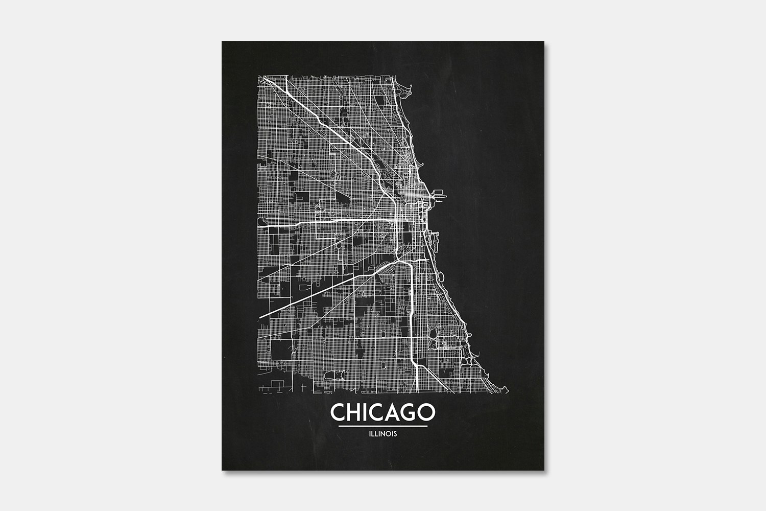 Inked & Screened Modern City Map Prints | Artwork | Drop