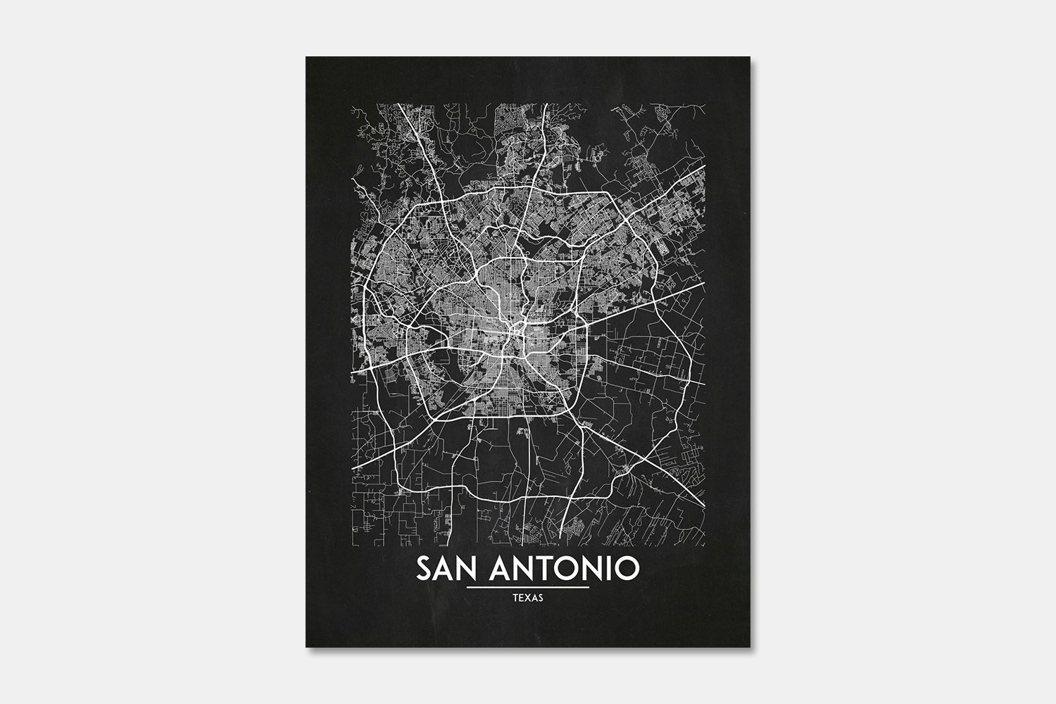 Inked & Screened Modern City Map Prints | Artwork | Drop