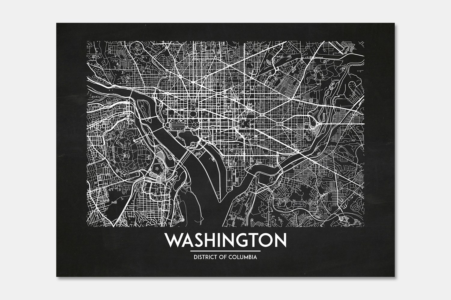 Inked & Screened Modern City Map Prints | Artwork | Drop