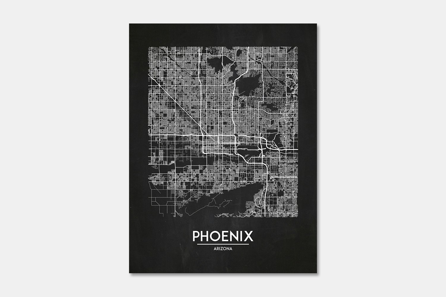 Inked & Screened Modern City Map Prints | Artwork | Drop