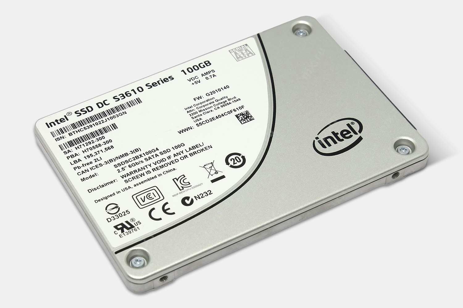 Intel SSD DC S3610 Series Drives | PC Parts | Drop