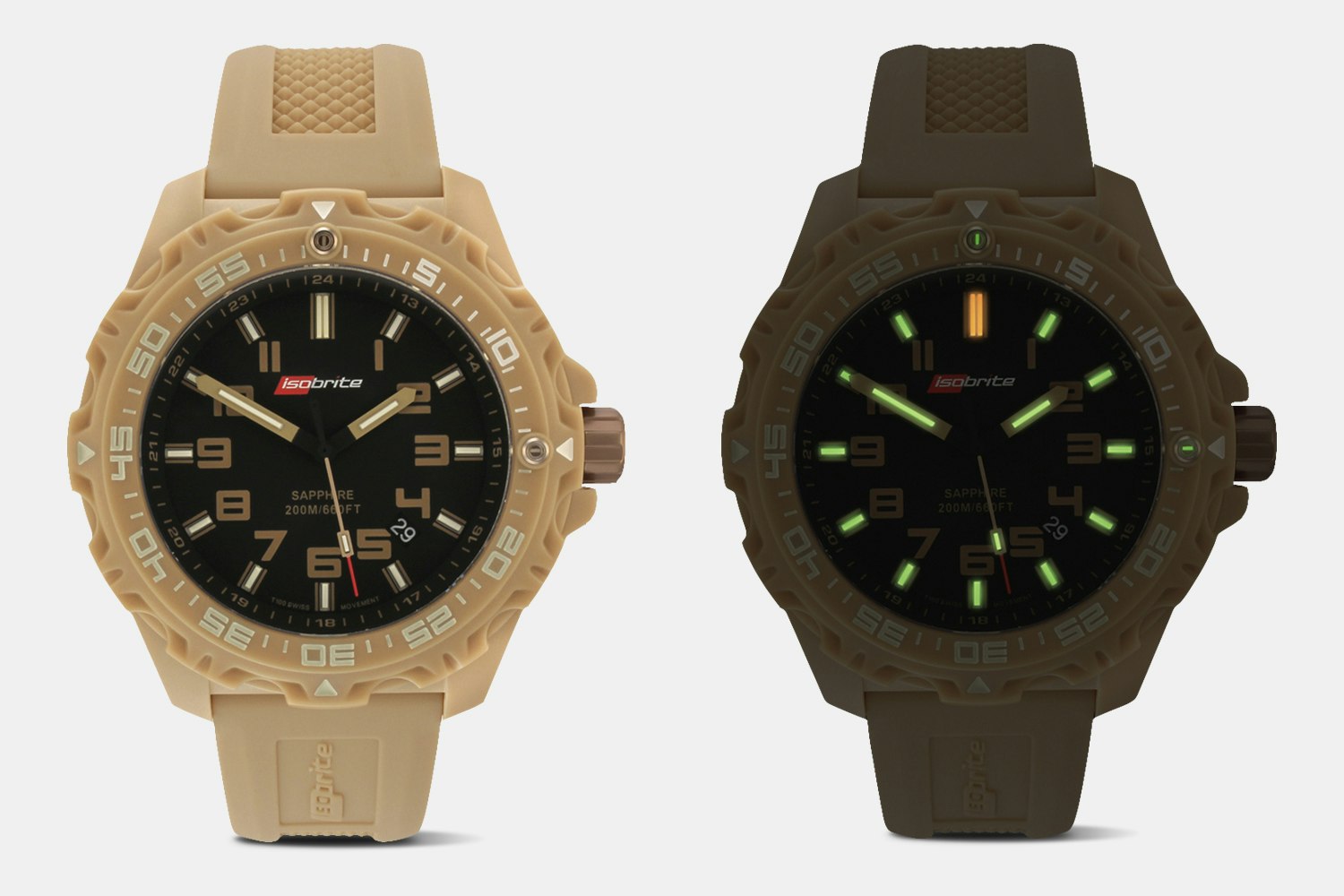 ArmourLite Isobrite Tritium Desert Tan Watch Kit | Watches | Drop