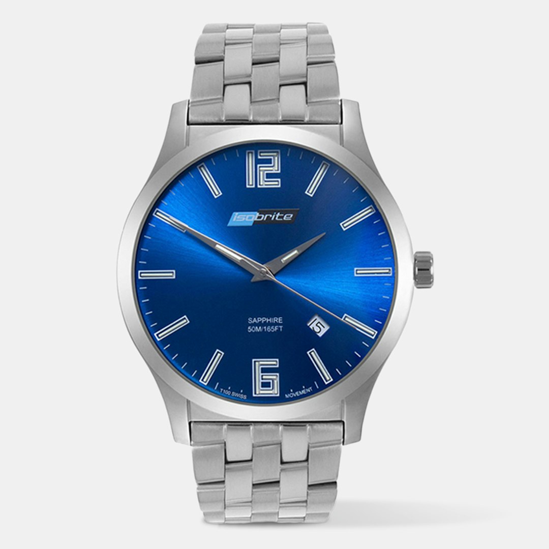 Isobrite T100 Tritium Slim Blue Watch Details | Watches | Drop