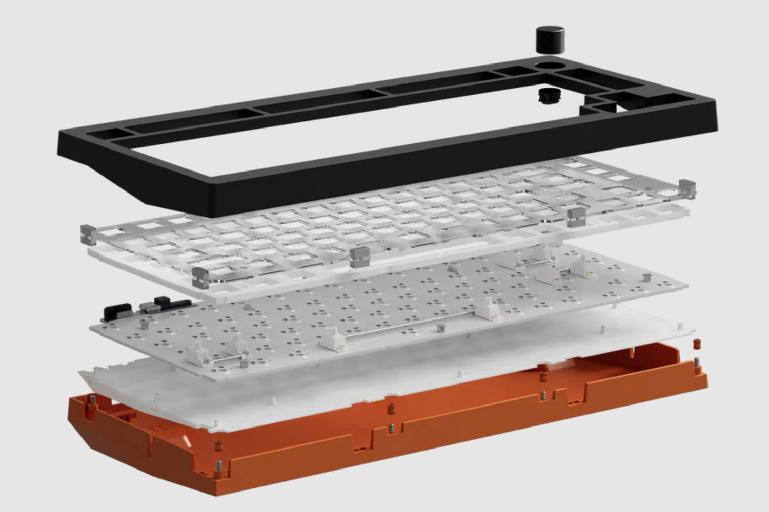 James Donkey A3 Gasket Barebones Keyboard | Mechanical Keyboards | Full ...