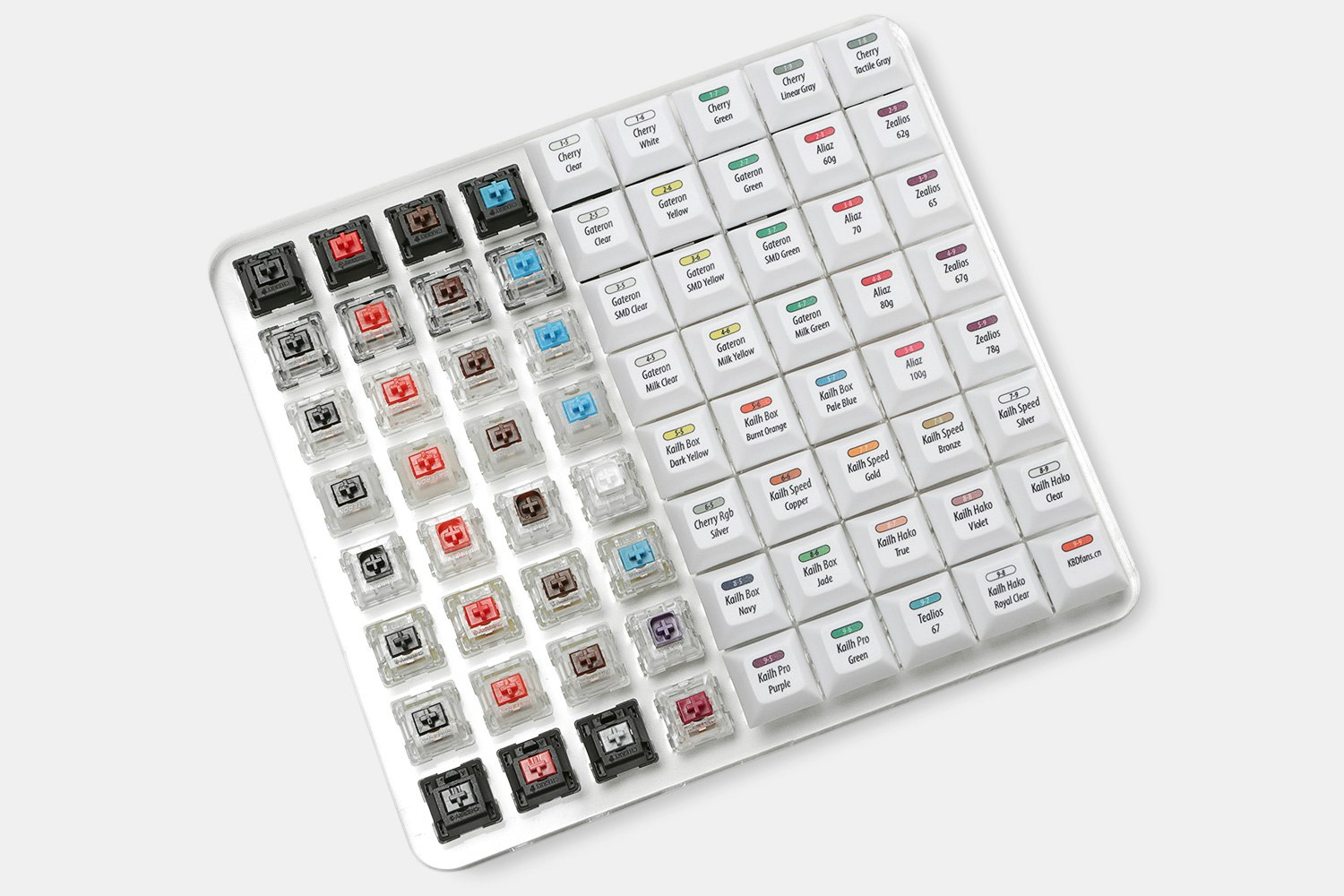 KBDfans All-in-One 72-Switch Tester | Mechanical Keyboards | Switch ...