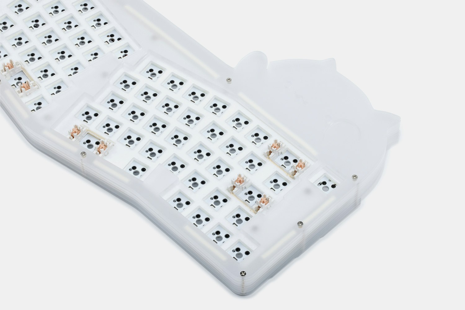 Keebmonkey Bongo Cat Alice Barebones Keyboard Kit | Mechanical ...