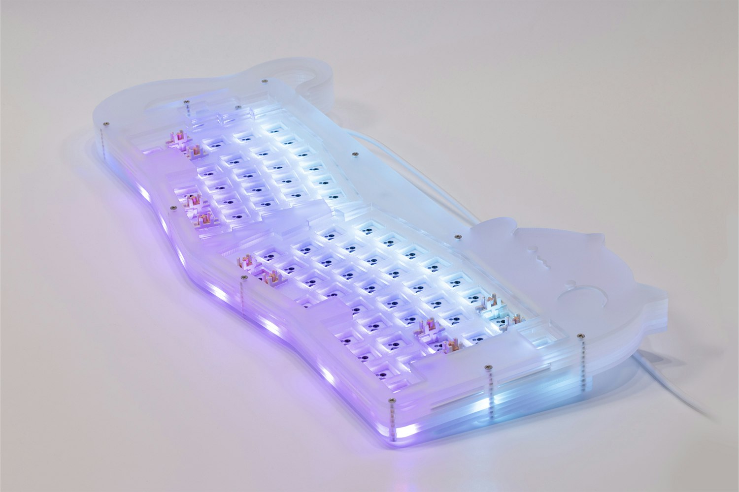 Keebmonkey Bongo Cat Alice Barebones Keyboard Kit | Mechanical ...