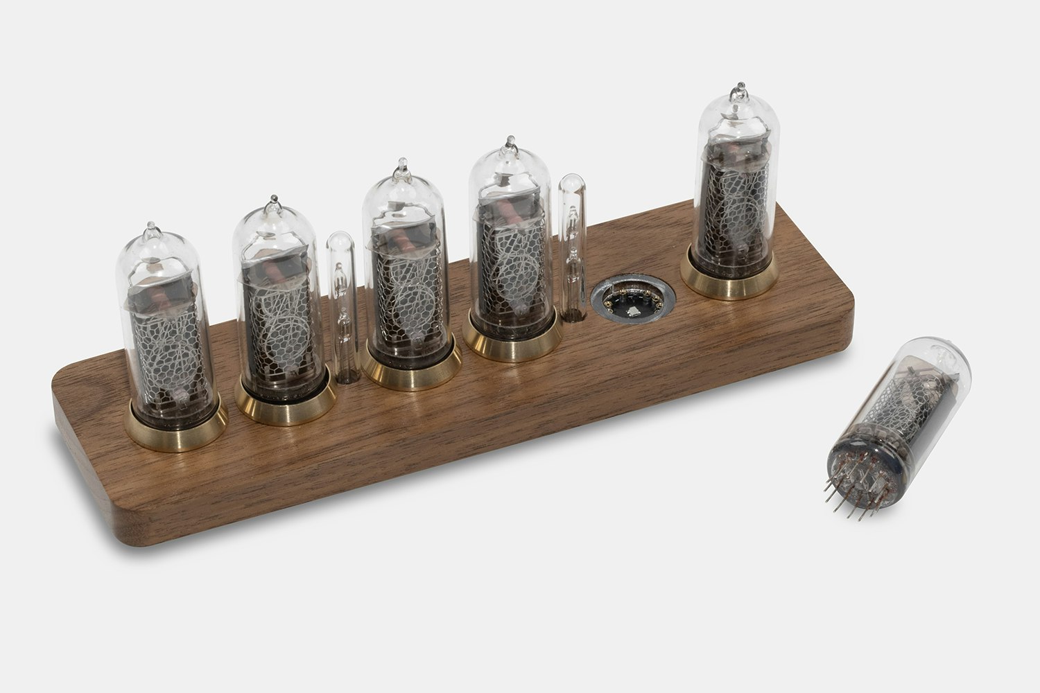 Keebmonkey IN14 Walnut Nixie Clock With Driver | Battlestations ...