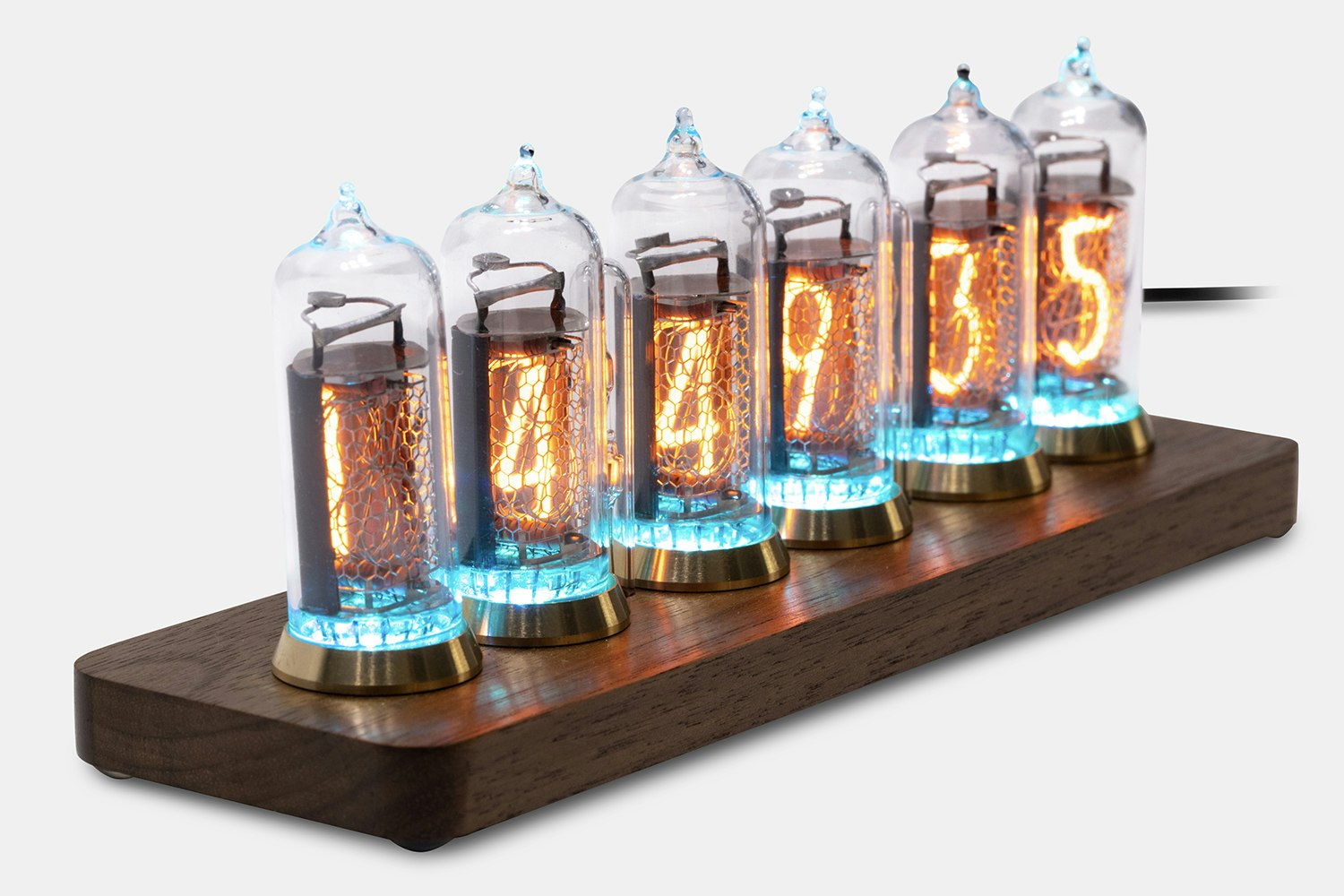 Keebmonkey IN14 Walnut Nixie Clock With Driver | Battlestations ...