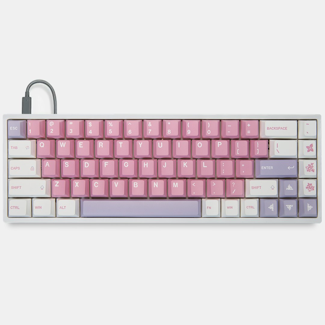 KeebMonkey Lilac Keycap Set | Mechanical Keyboards | Keycaps | PBT ...