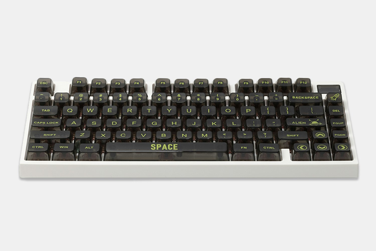 Keebmonkey Polycarbonate MDA Profile Keycaps | Mechanical Keyboards ...