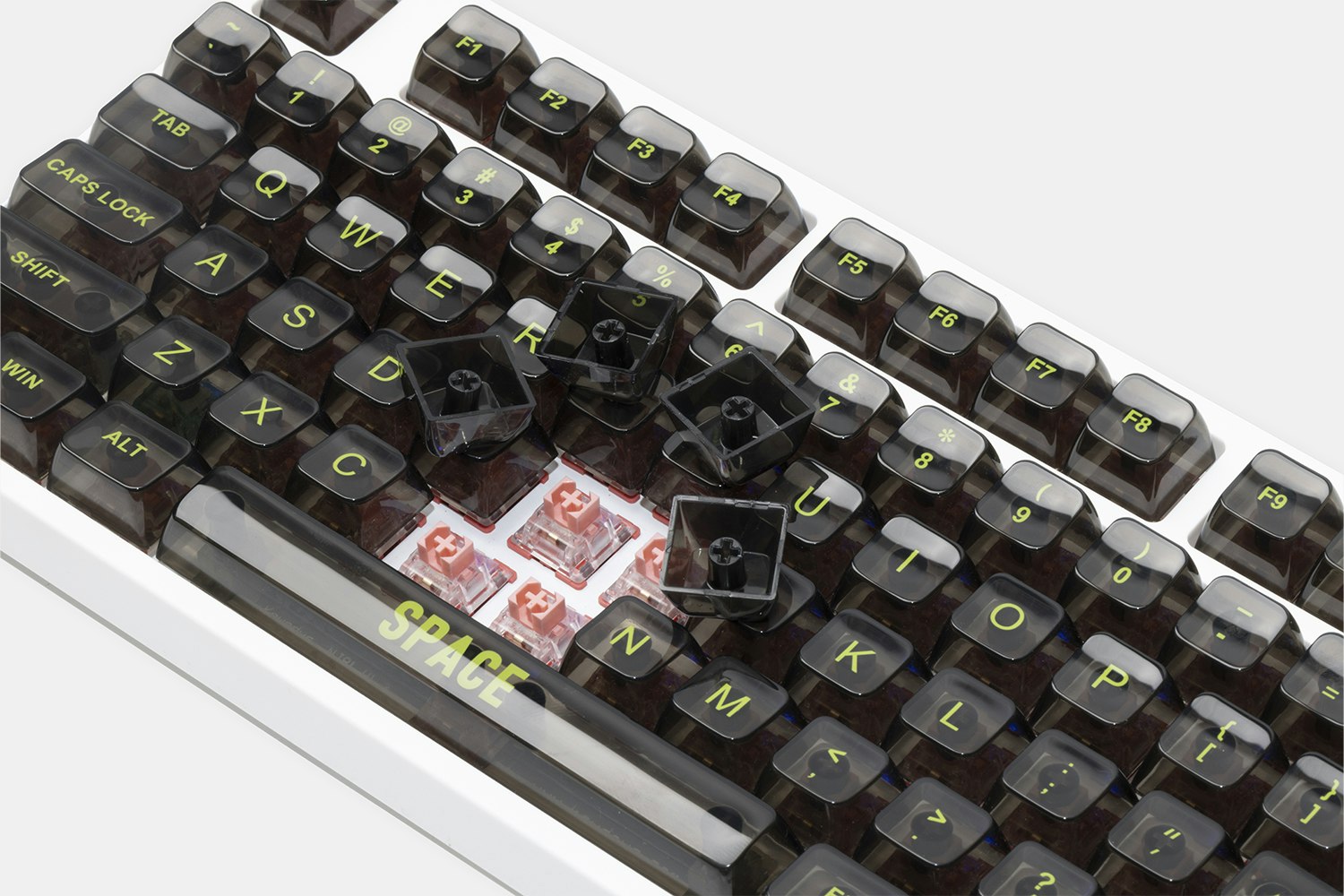 Keebmonkey Polycarbonate MDA Profile Keycaps | Mechanical Keyboards ...