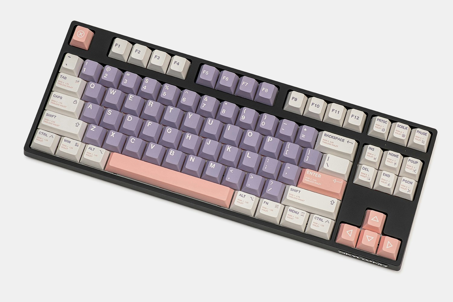 Keebmonkey Timeless Violet Cherry PBT Dye-Subbed Keycap Set ...