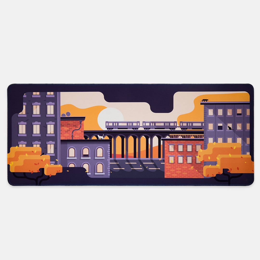 Keebmonkey Train Day Desk Mat | Battlestations | Desk Mats | Themed ...