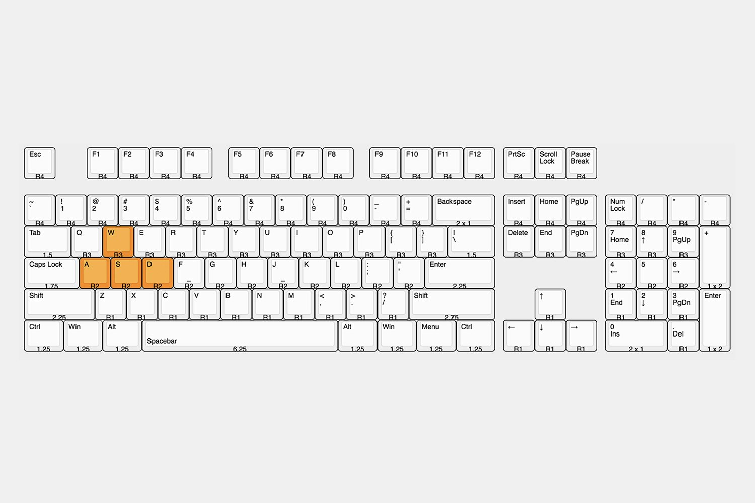 Hot Keys Project WASD Directional Arrow Keycaps | Price & Reviews ...