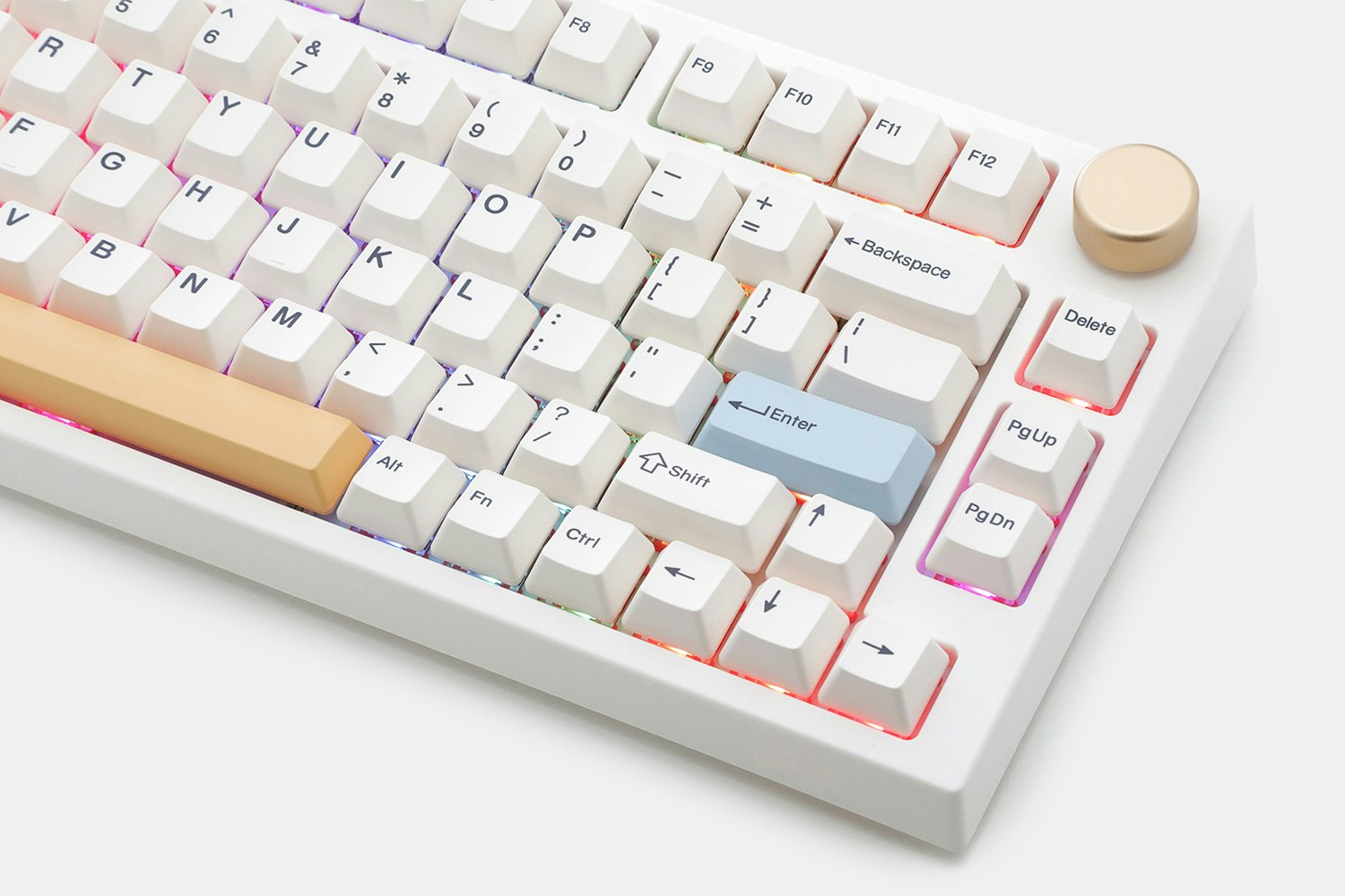 Keydous NJ80 Bluetooth RGB Hot-Swappable Keyboard | 75% Mechanical ...