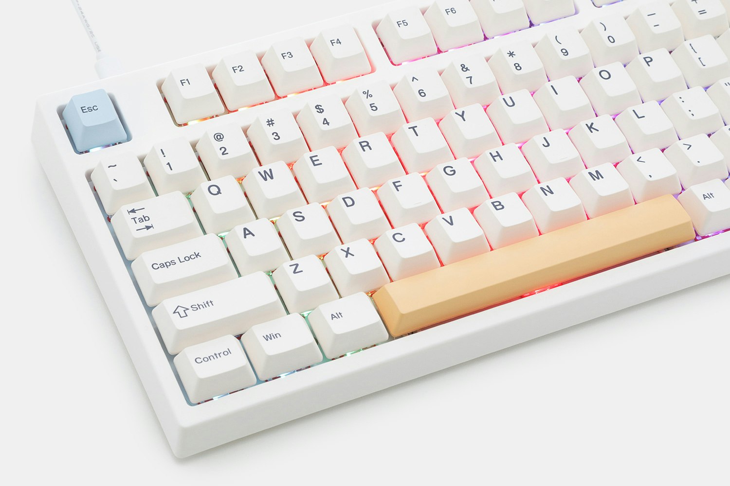 Keydous NJ80 Bluetooth RGB Hot-Swappable Keyboard | 75% Mechanical ...