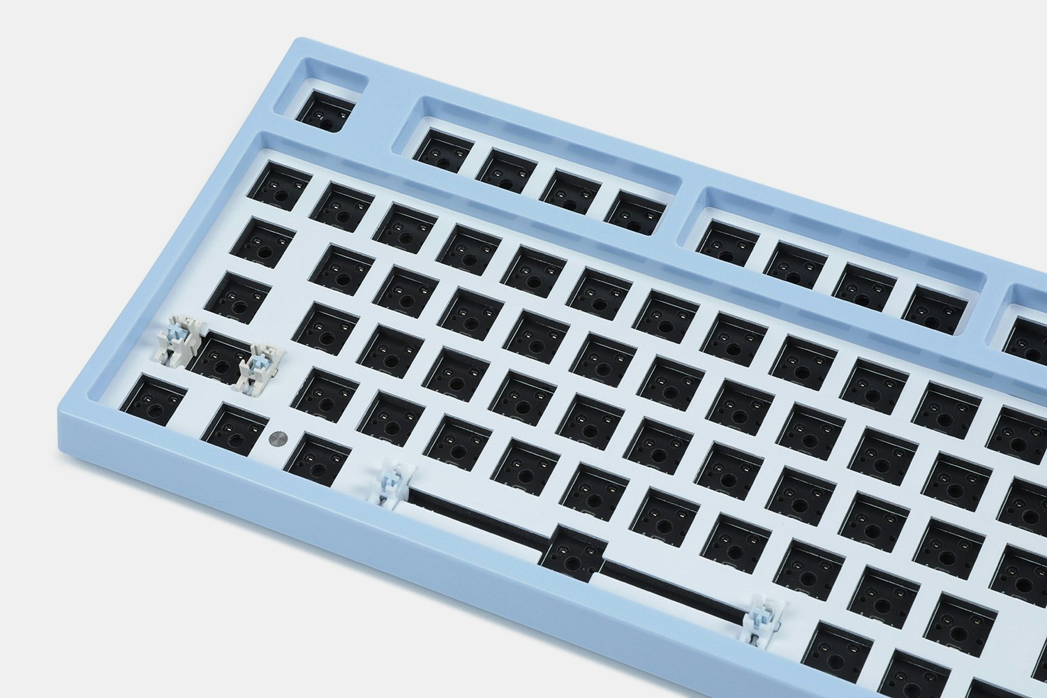 Keydous NJ80 Periwinkle Barebones Bluetooth RGB Hot-Swappable Keyboard ...