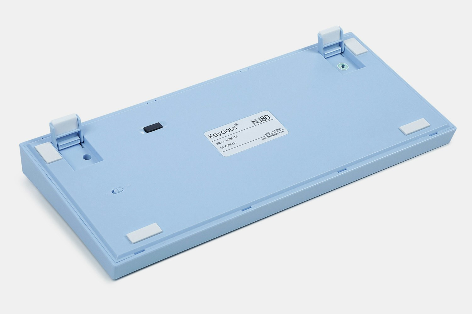 Keydous NJ80 Periwinkle Barebones Bluetooth RGB Hot-Swappable Keyboard ...