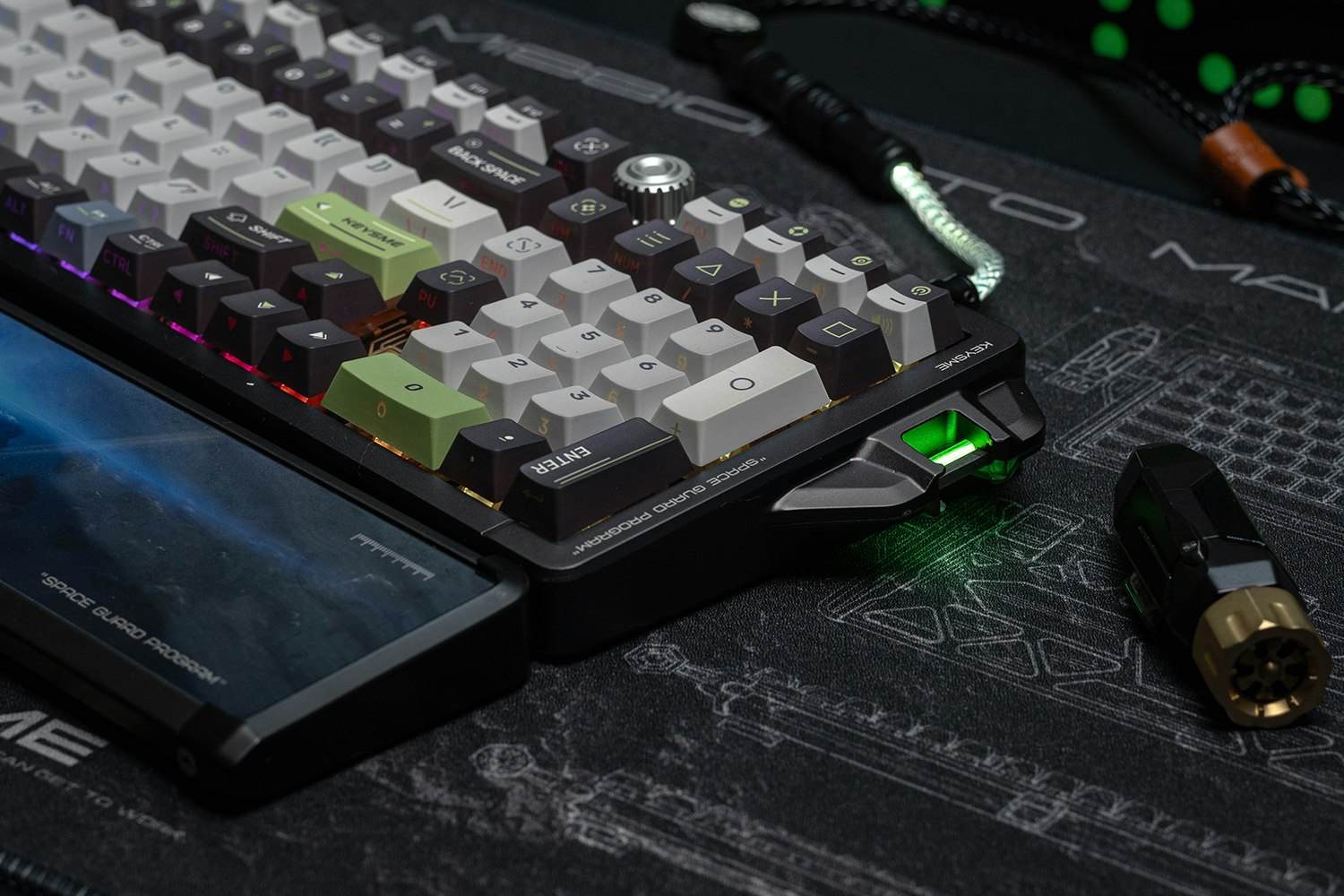 KeysMe AIM04 98 Gaming Mechanical Keyboard - Black Knight | Mechanical ...