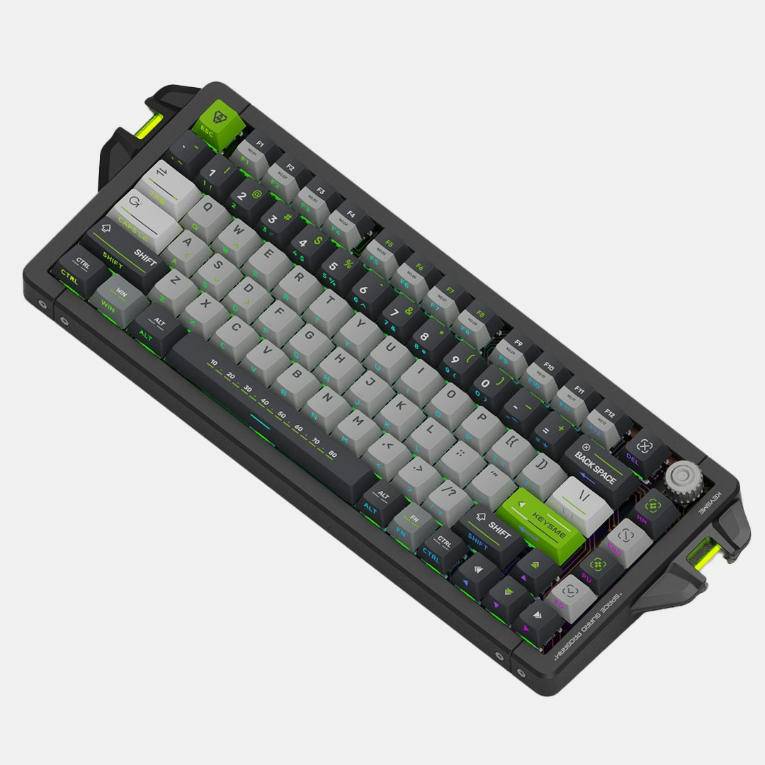 KeysMe AIM04 HE Magnetic Switch Gaming Keyboard - Black Knight ...