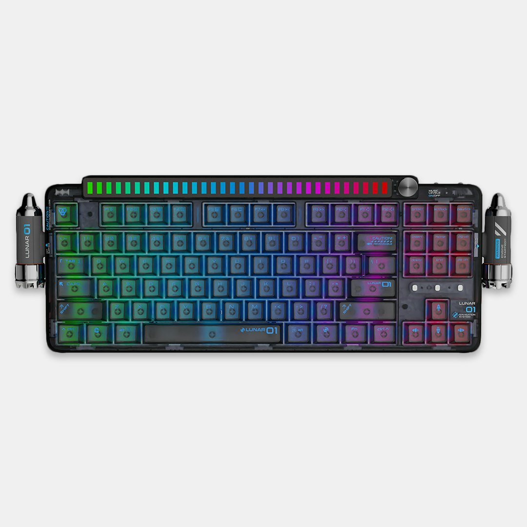 KeysMe Lunar 01 Polycarbonate Keycap and Switch Bundle | Mechanical ...
