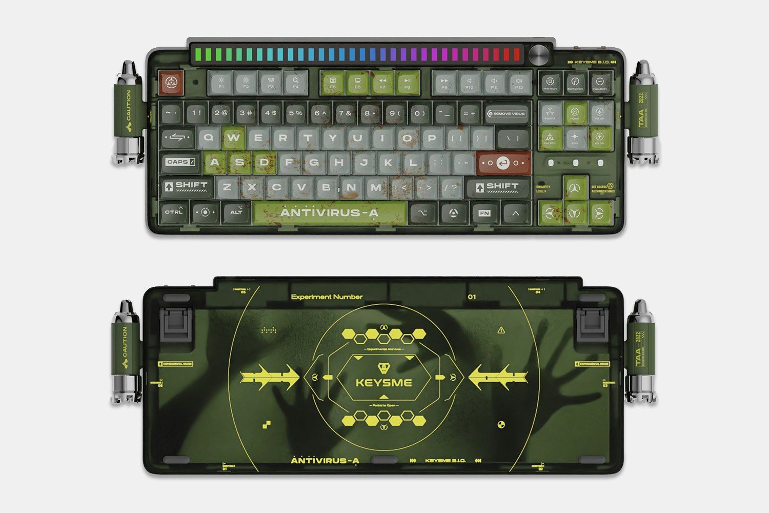 KeysMe Lunar 01 KDA-Profile Keycap Sets | Mechanical Keyboards ...