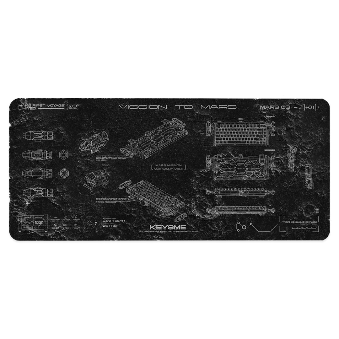 KeysMe Mission To Mars Desk Mat | Battlestations | Desk Accessories ...