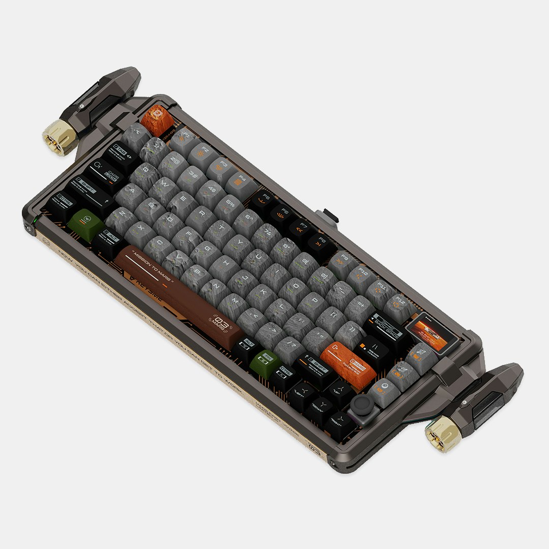 KeysMe Mission to Mars Dye-Subbed PBT Keycap Set | Mechanical Keyboards ...