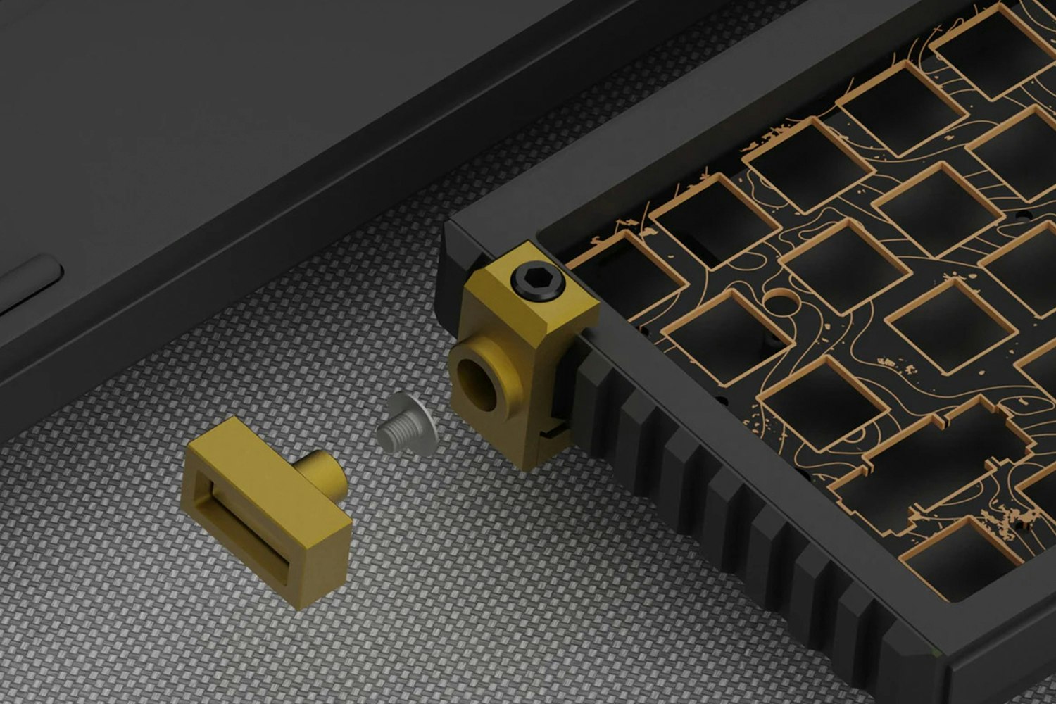 KeysMe PIC60 Wooting 60HE+ Aluminum Keyboard Case | Mechanical ...