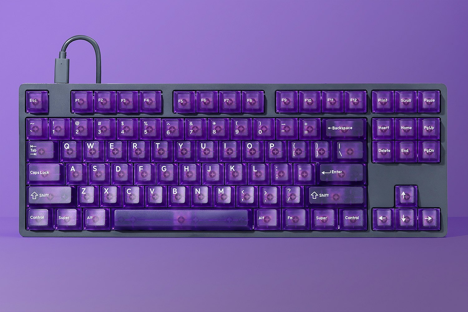 Drop + MiTo Keysterine Keycap Set R2 - Grape | Mechanical Keyboards ...