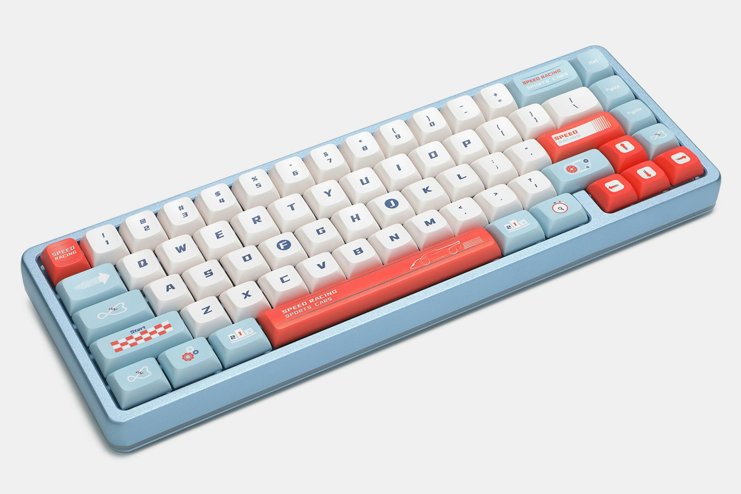 Keytalk Speed Racing PBT KDA Dye-Subbed Keycap Set | Mechanical ...