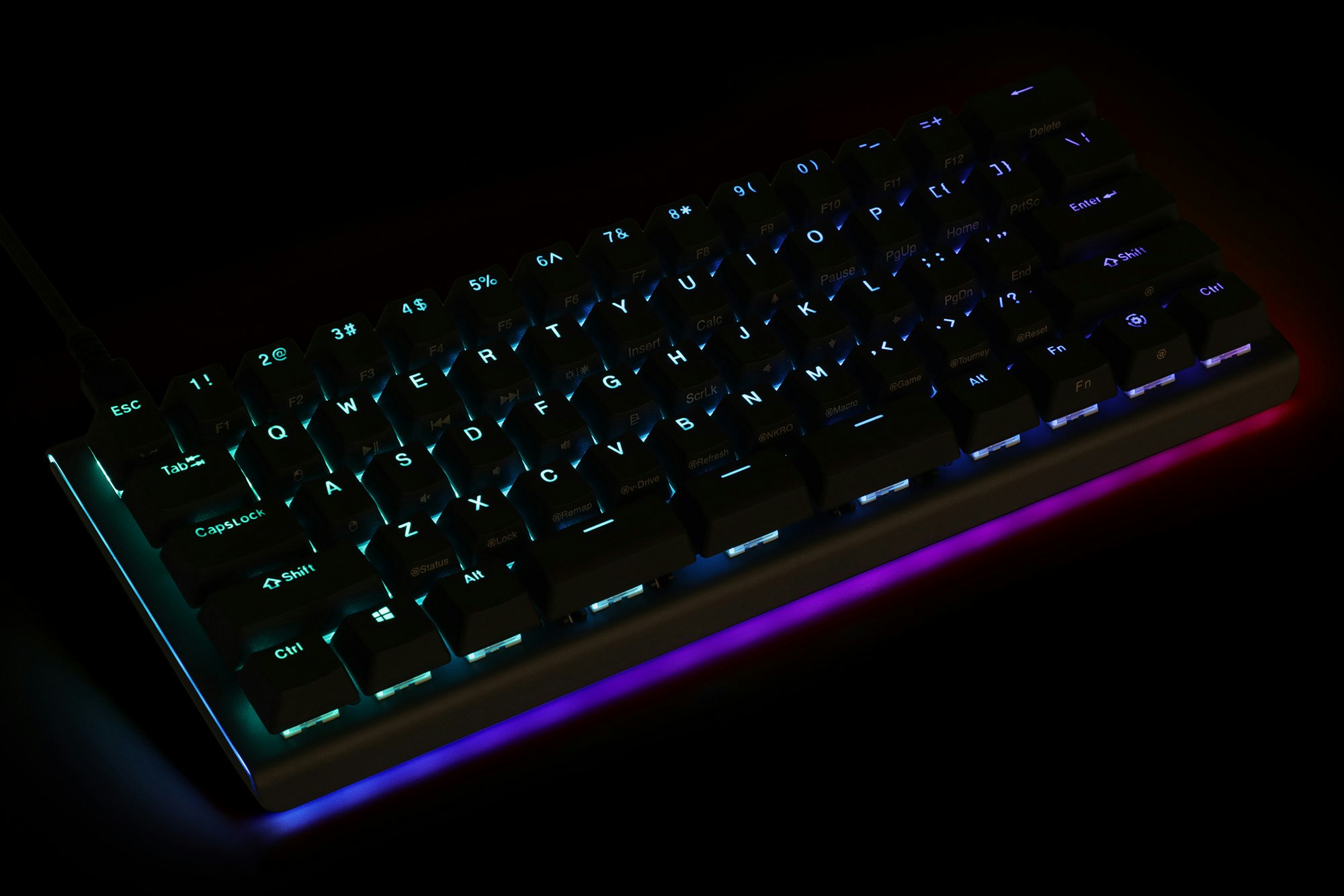 Kinesis TKO RGB Ultra-Compact Gaming Keyboard | Mechanical Keyboards ...