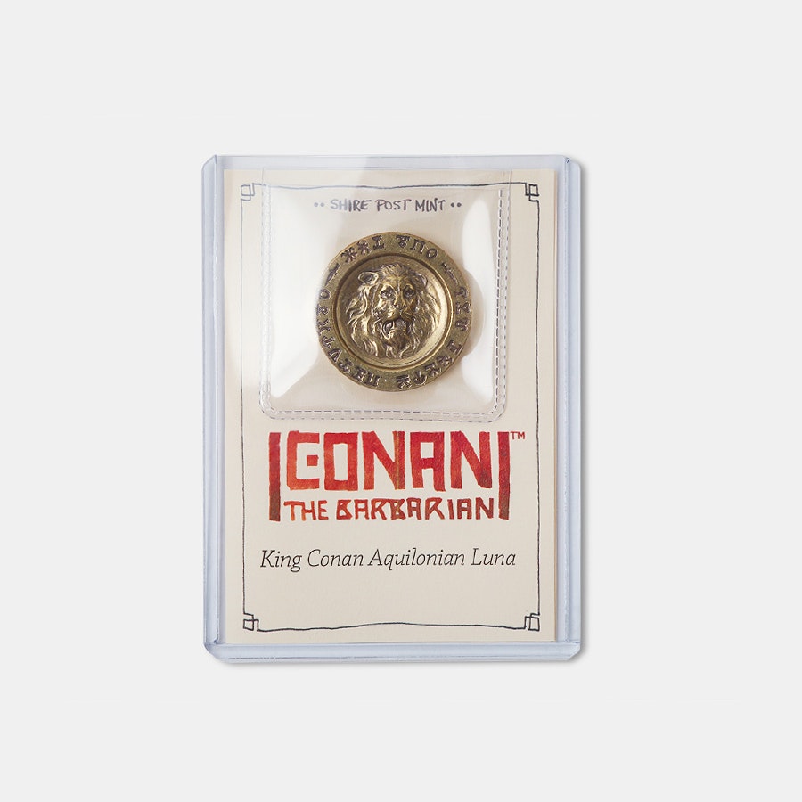 King Conan Aquilonian Luna Brass Coin | Collectibles | Drop