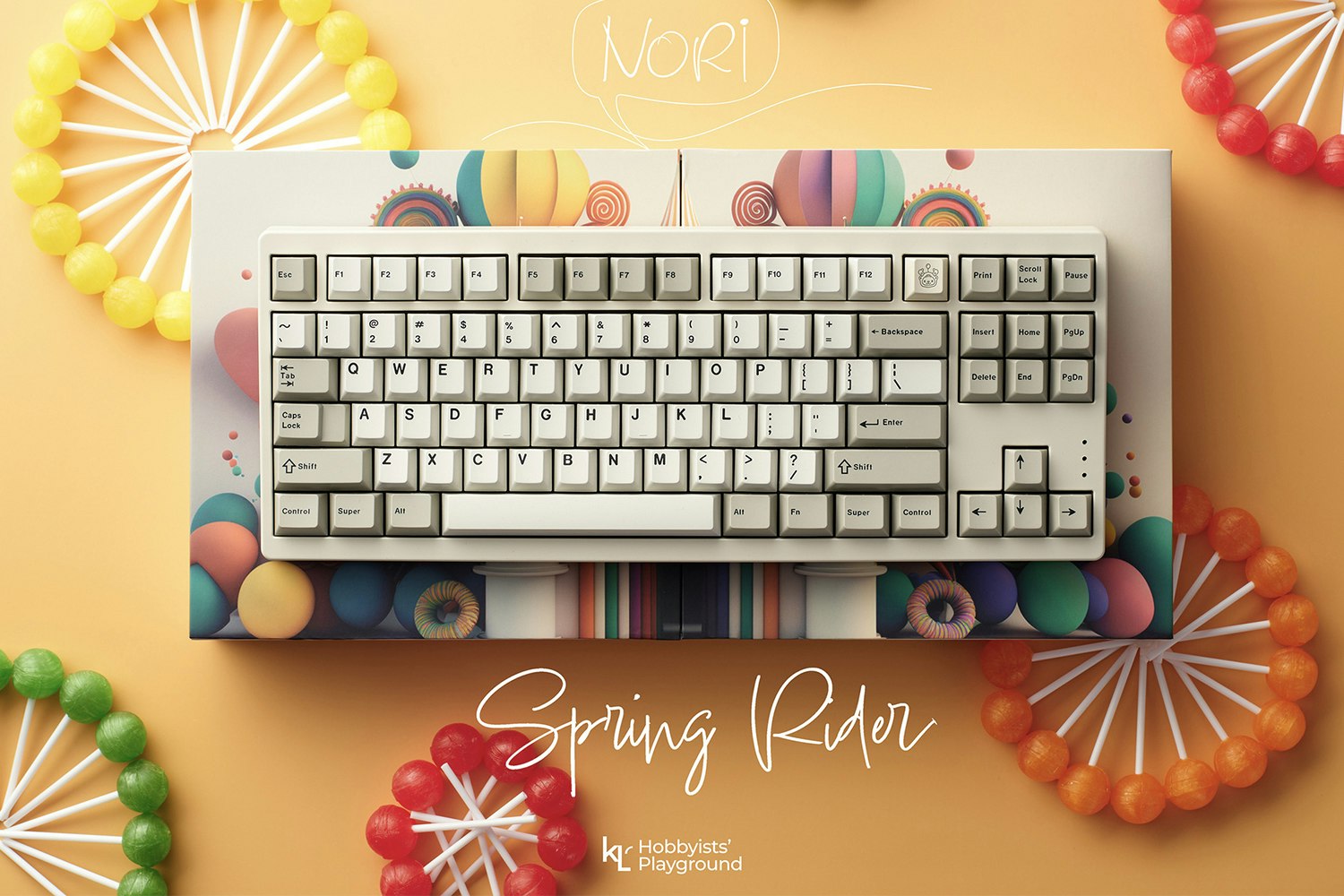 KLC Nori Spring Rider Keyboard | Mechanical Keyboards | TKL Mechanical ...