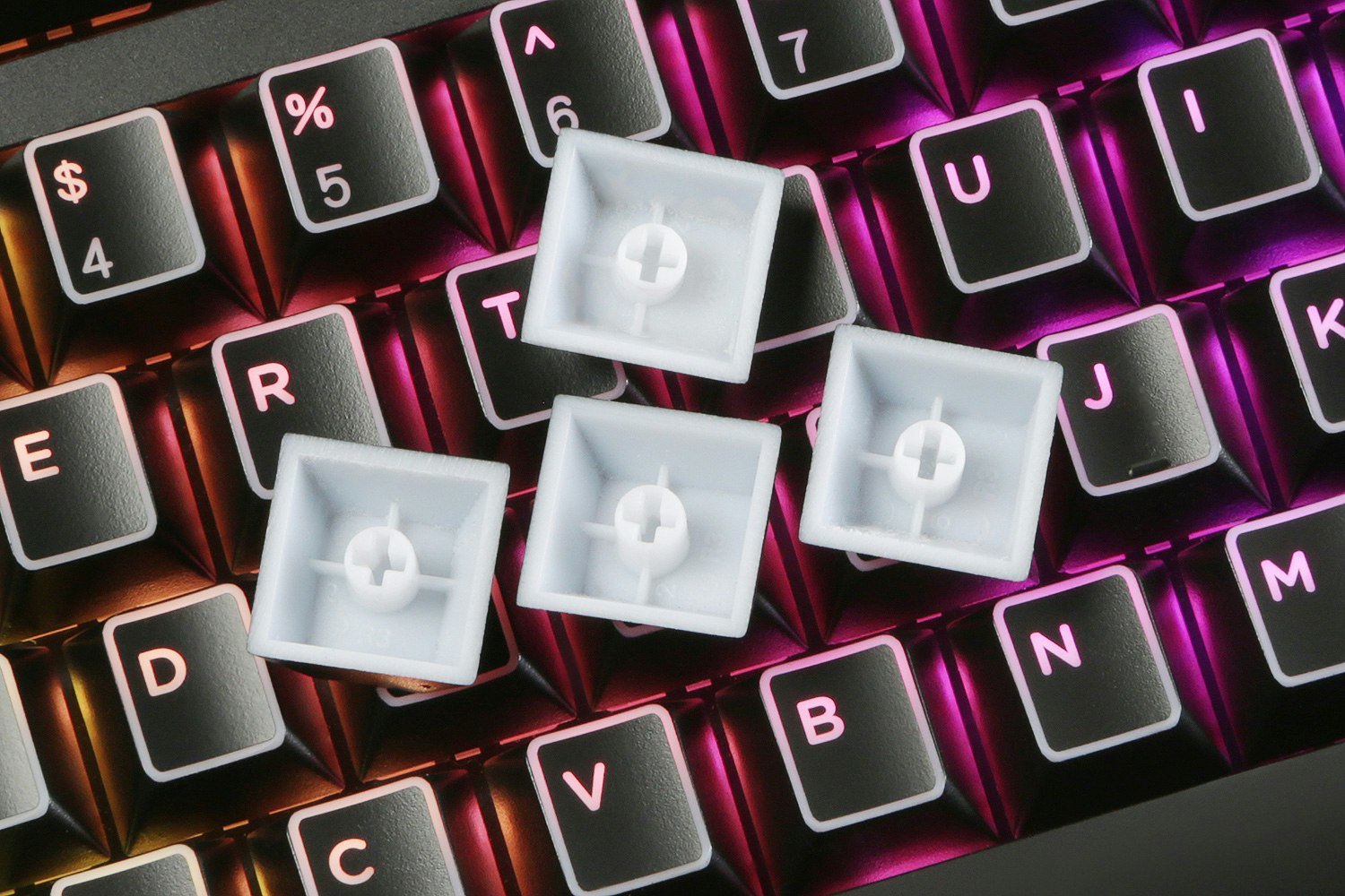 KP ABS Outlined Laser-Etched Keycap Set (145 Keys) | Mechanical ...
