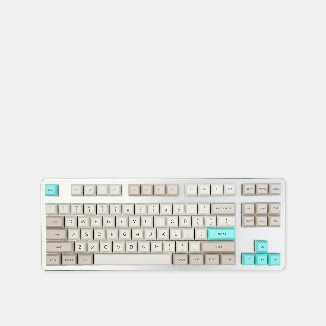 WinMix Retro Beige DSA Dye-Subbed Keycap Set | Mechanical Keyboards ...