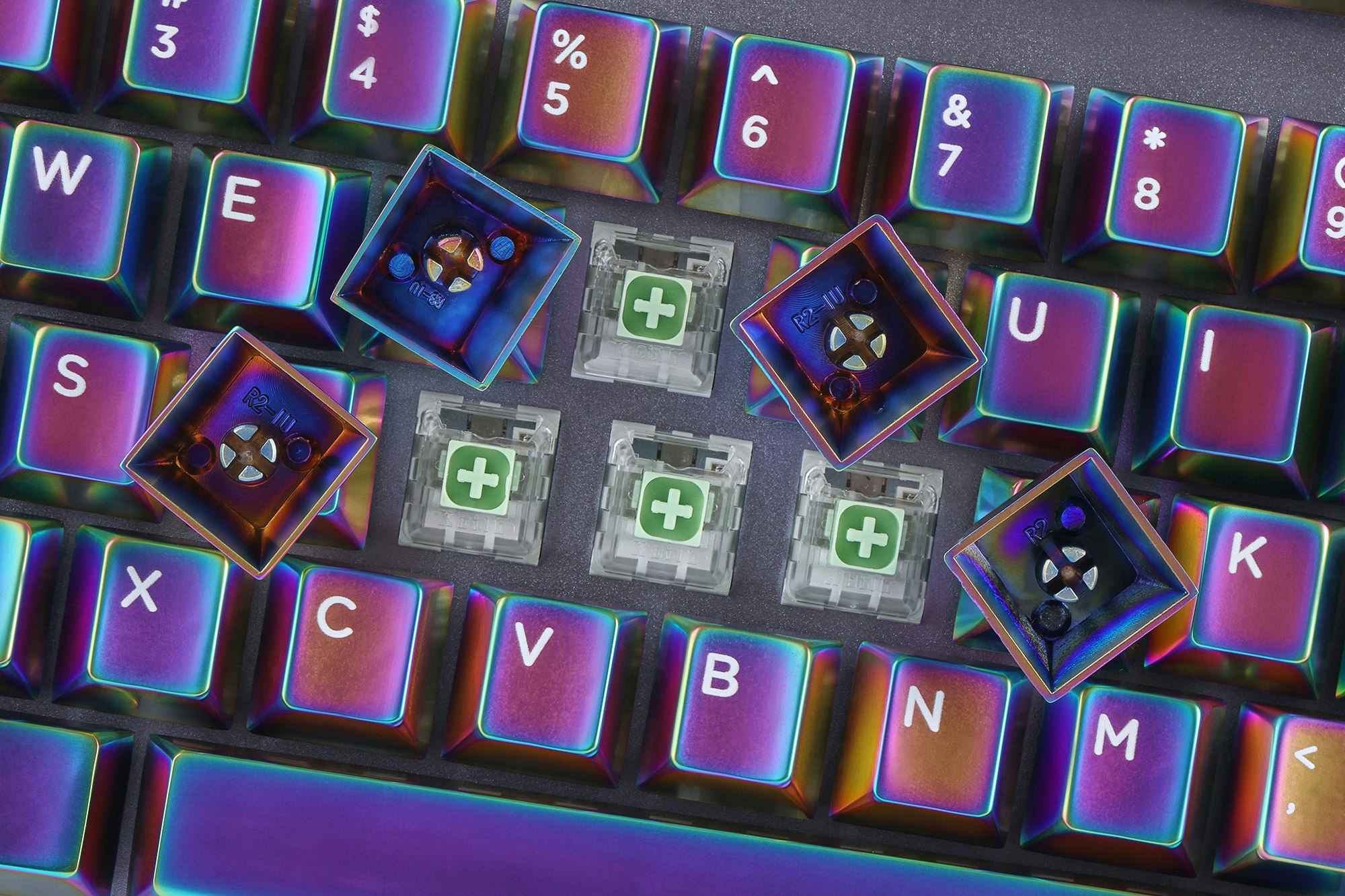 Little Cutie Designs Workshop Dazzling Purple Zinc Alloy Keycap Set ...