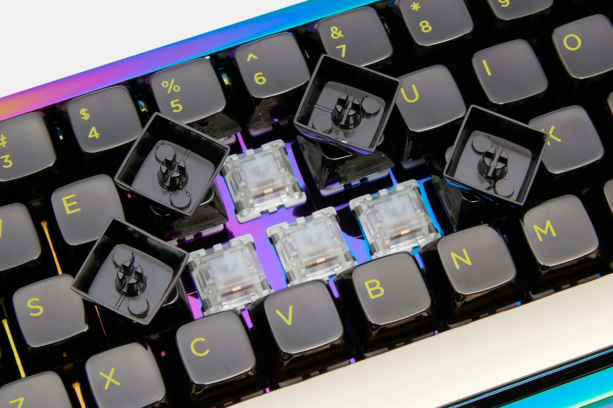 Little Cutie Designs Workshop Glossy Black/Gold Metal Keycap Set ...