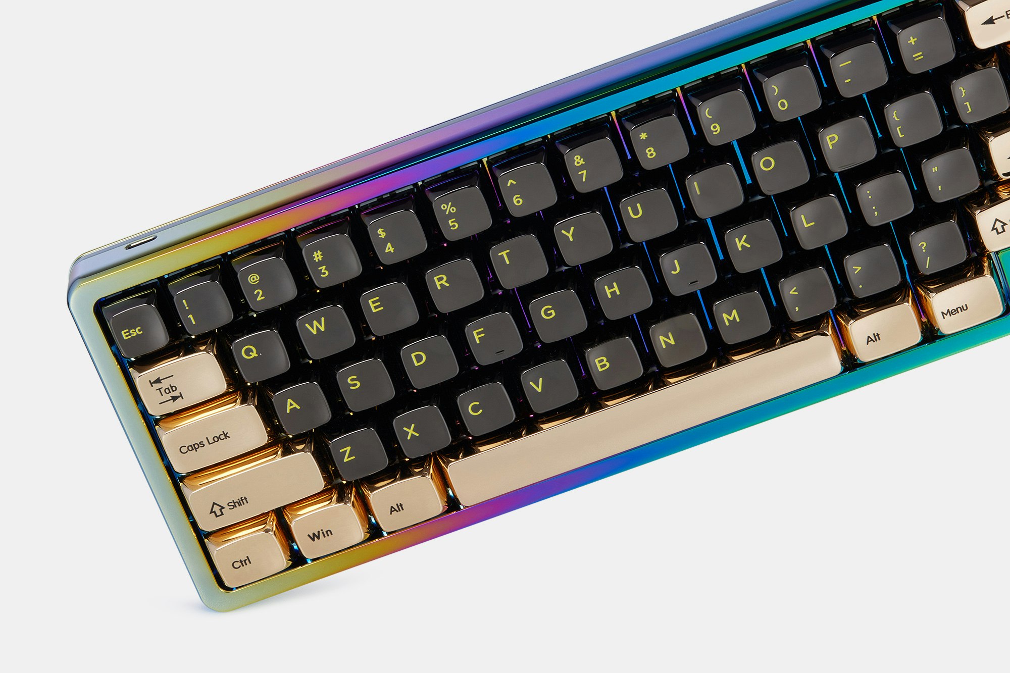 Little Cutie Designs Workshop Glossy Black/Gold Metal Keycap Set ...