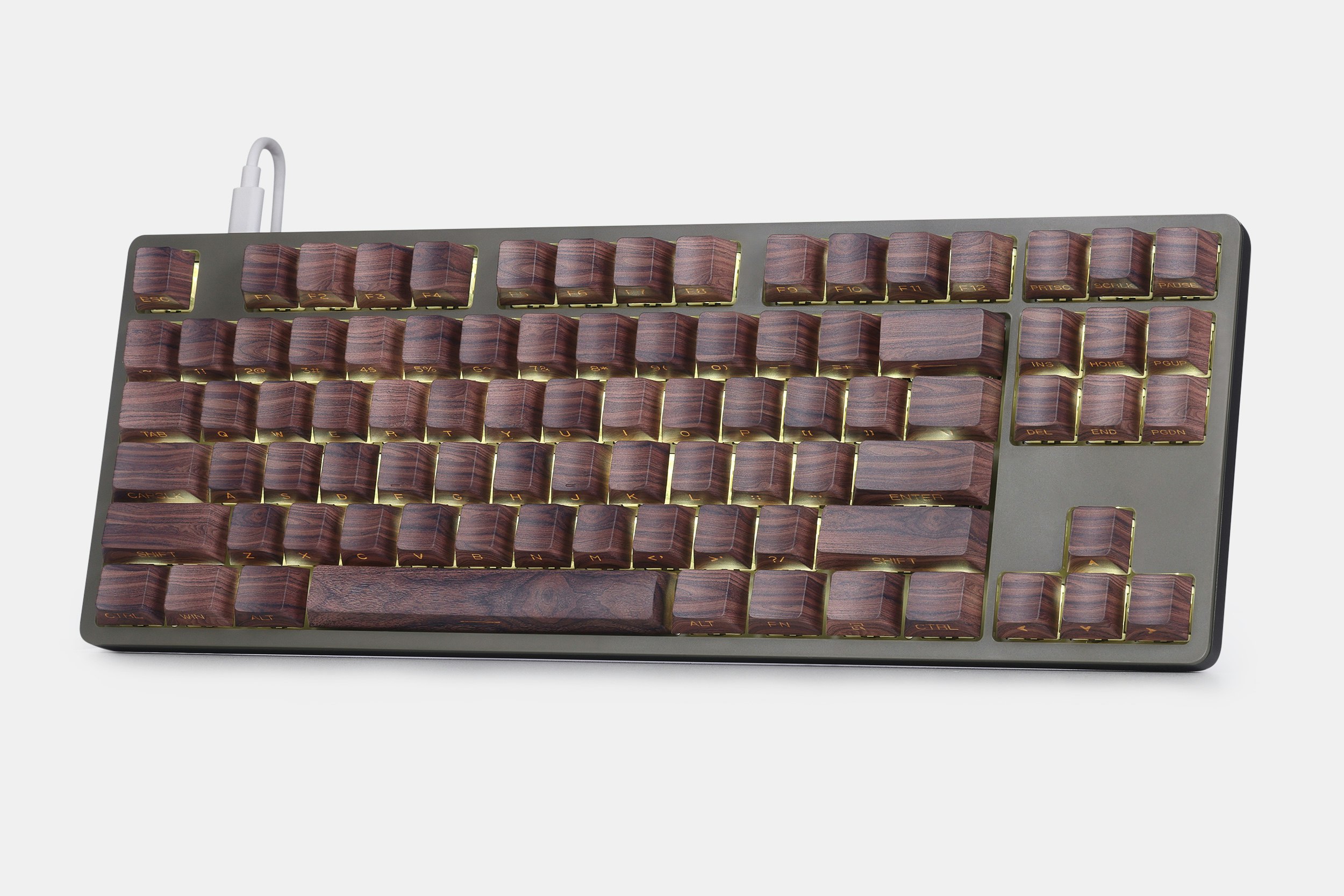 Little Cutie Designs Workshop Wood Grain PBT Keycap Set - Beach Wood ...