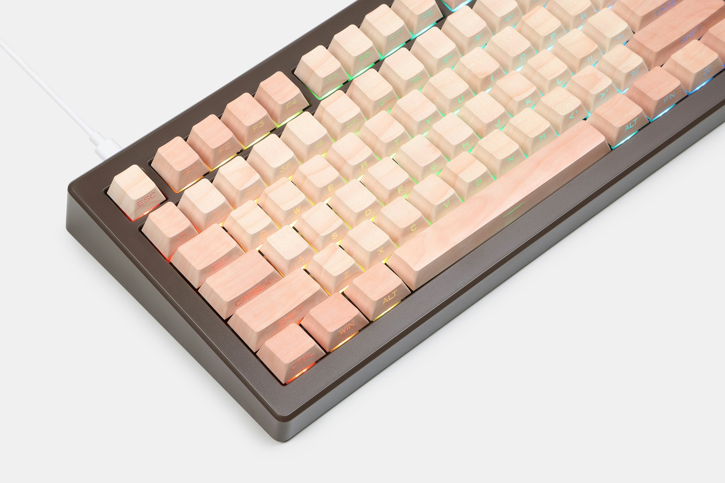 Little Cutie Designs Workshop Wood Grain PBT Keycap Set | Mechanical ...