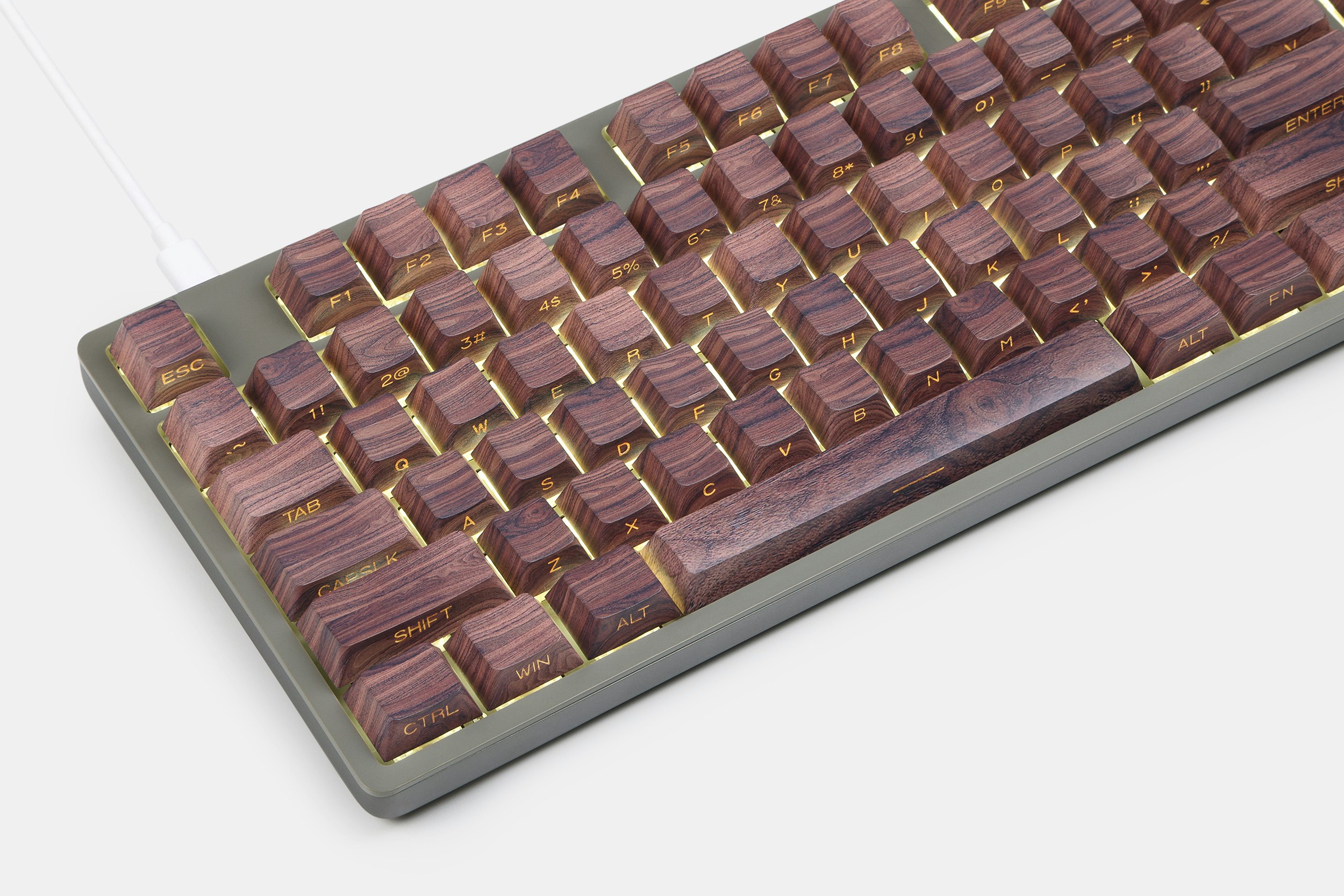 Little Cutie Designs Workshop Wood Grain PBT Keycap Set | Mechanical ...