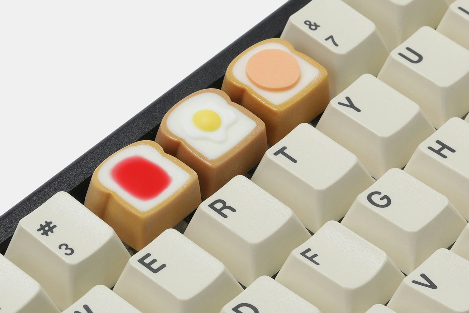 LOBU CAP Breakfast Bread Artisan Resin Keycap | Mechanical Keyboards ...