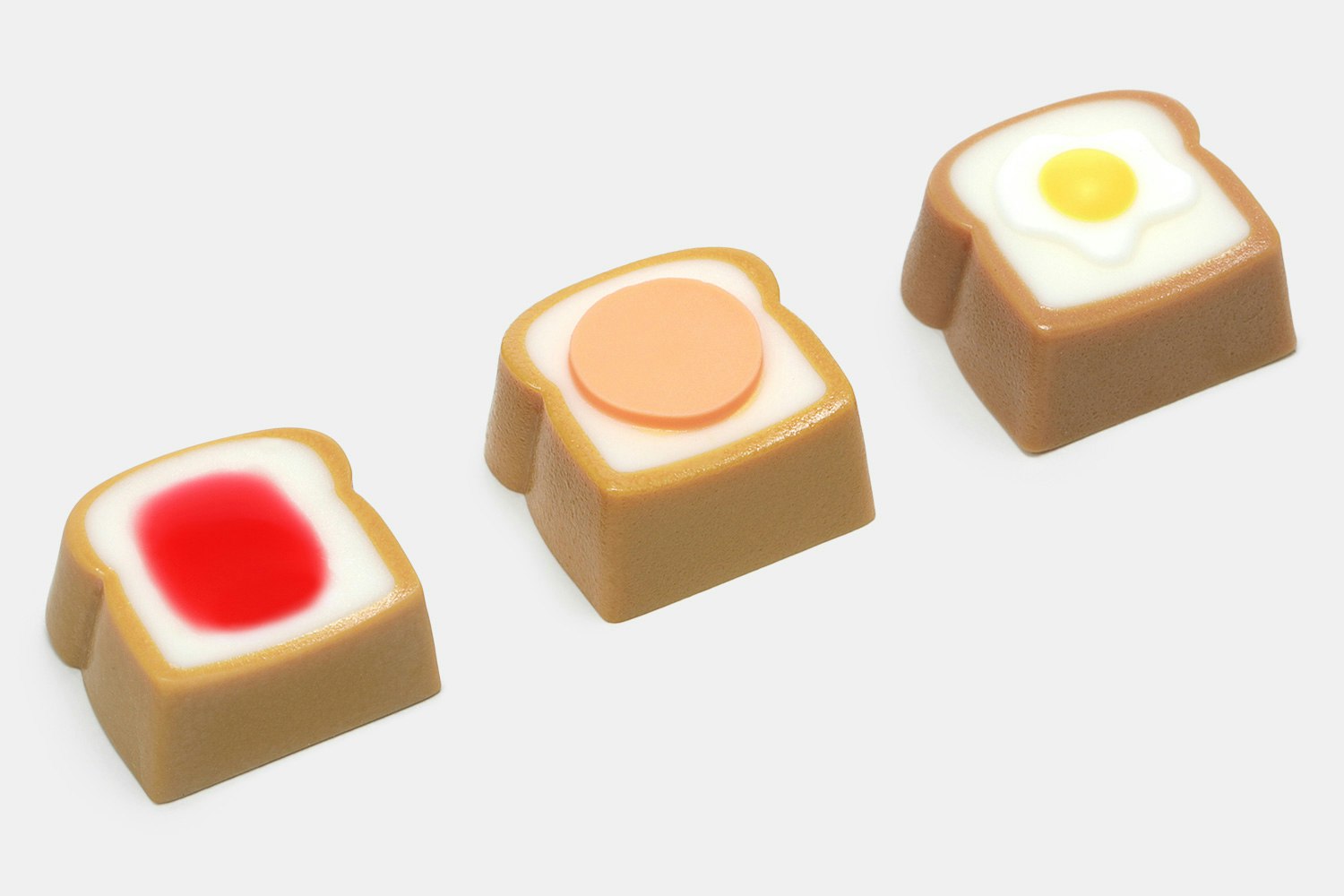 LOBU CAP Breakfast Bread Artisan Resin Keycap | Mechanical Keyboards ...