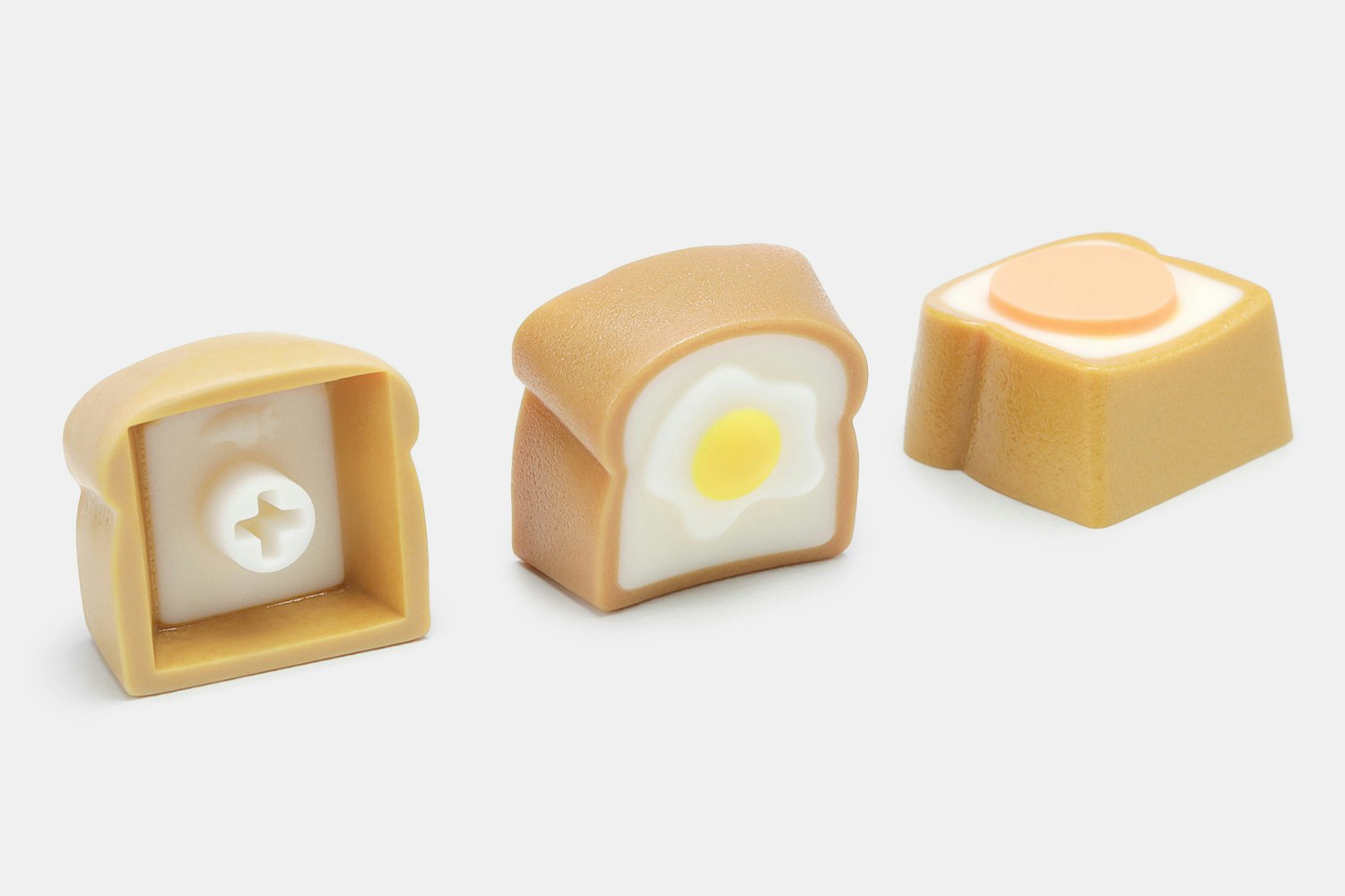 LOBU CAP Breakfast Bread Artisan Resin Keycap | Mechanical Keyboards ...