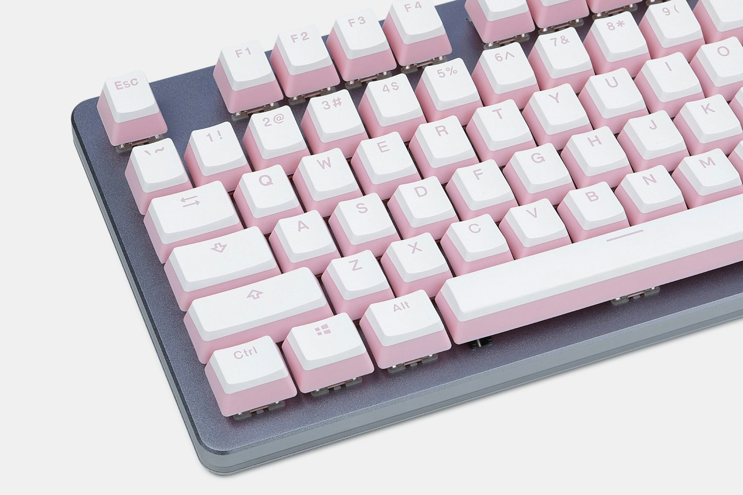 LOOP Pudding V2 Pink All in One PBT Doubleshot Backlit Keycap Set ...