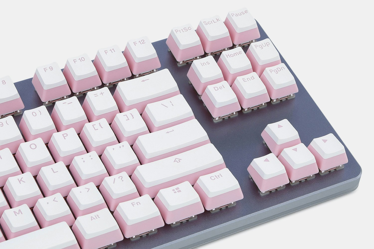 LOOP Pudding V2 Pink All in One PBT Doubleshot Backlit Keycap Set ...